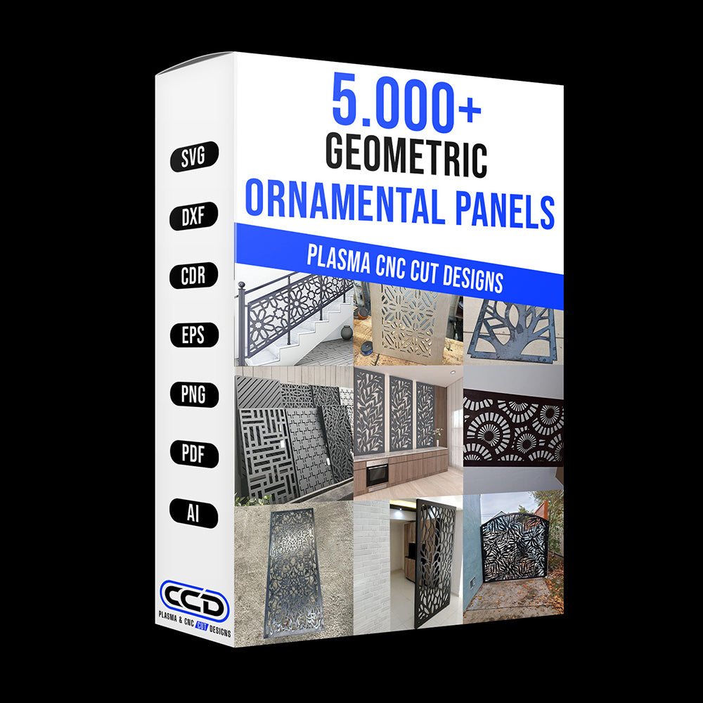 CNC Cut Designs - DXF Files for Plasma - DXF Design CNC Designs Bundle ...